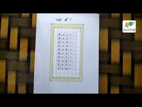Learn 5 Times Multiplication Table | Easy and fast way to learn | Math Tips and Tricks | SMART ...