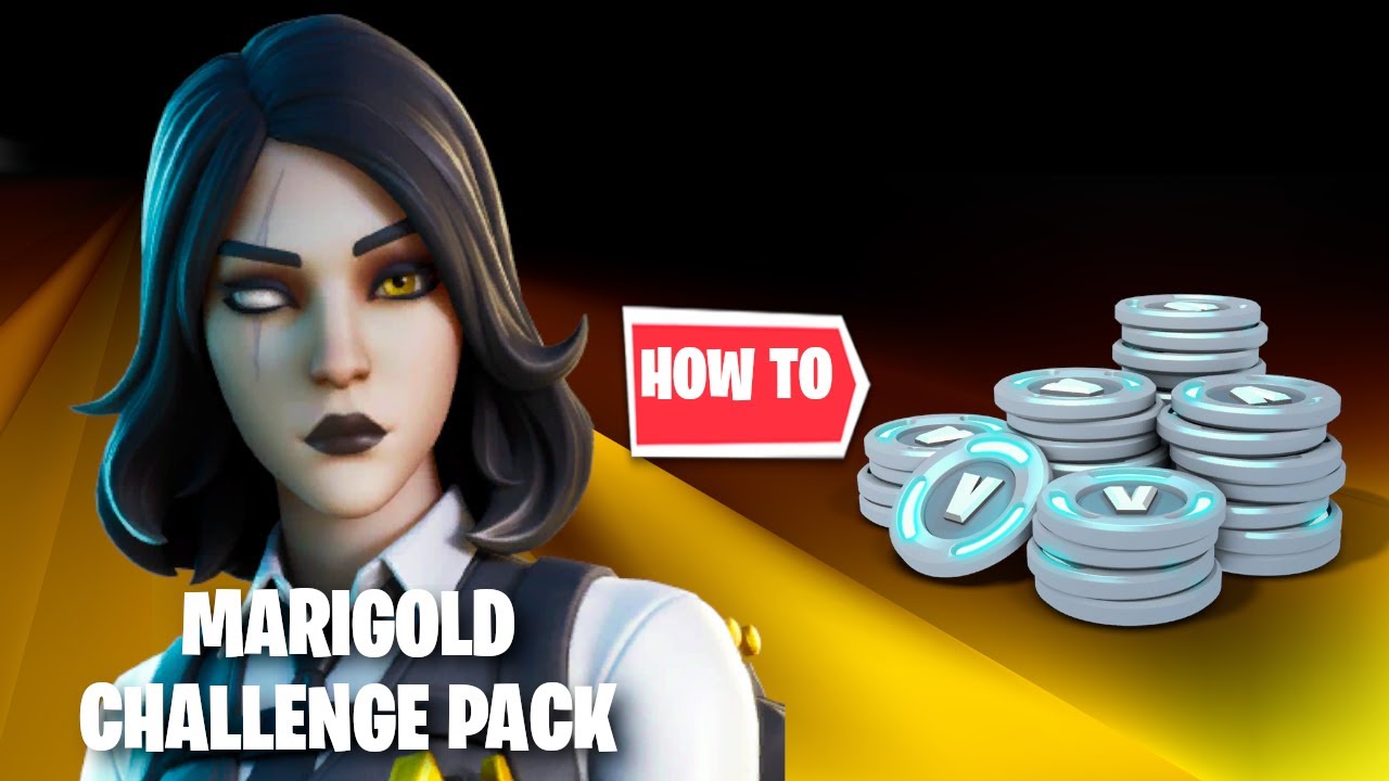 Fortnite Marigold Skin Gameplay - HOW TO GET VBUCKS from Golden Touch ...