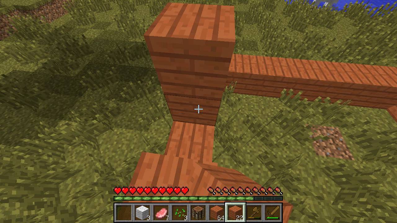 minecraft 1 epizodi saxlis asheneba - YouTube
