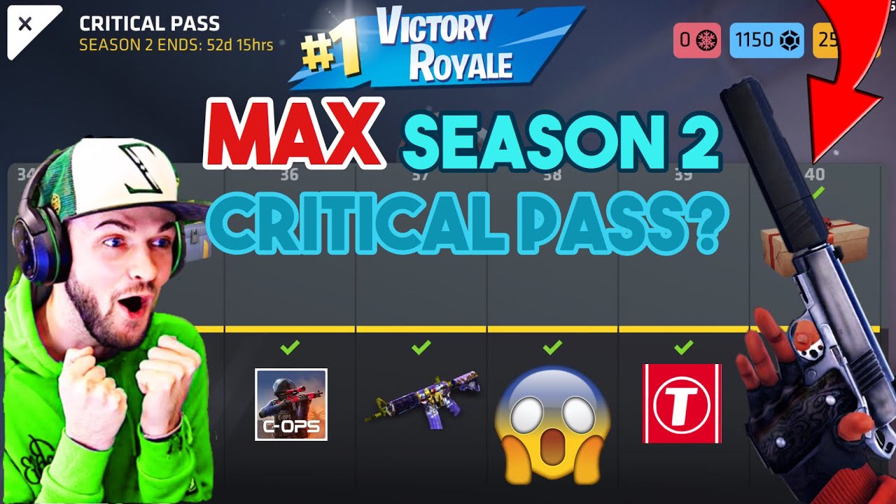 UNLOCKING *MAX* SEASON 2 CRITICAL PASS (*INSANE* GLITCH)| NEW GSR & M4 ...