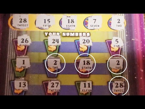 MASSIVE MONEY MATCH and WHEEL OF FORTUNE scratch off tickets. - YouTube