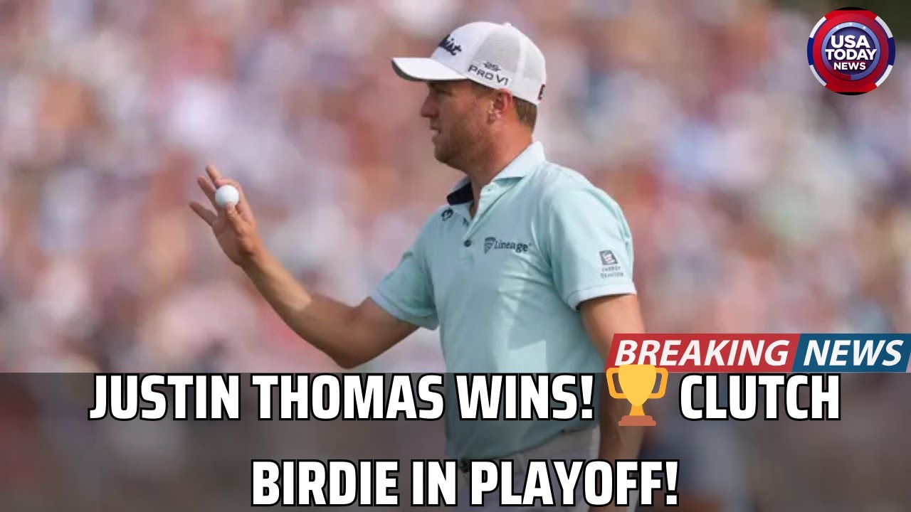 Justin Thomas Wins RBC Heritage in Playoff Thriller! 🏆 । USA TODAY NEWS ...