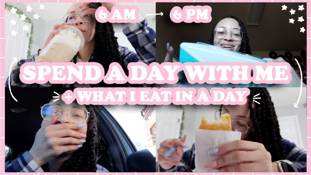 vlog: a realistic what i eat in a day + a day in my life! | aliyah ...