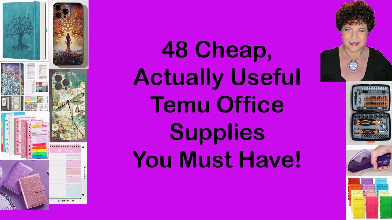 48 Cheap, Actually Useful Temu Office Supplies You Must Have - YouTube