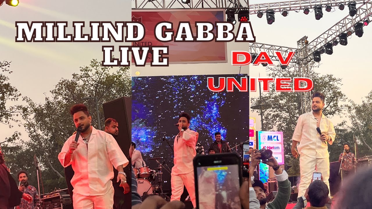 MILLIND GABBA LIVE DAV UNITED - YouTube