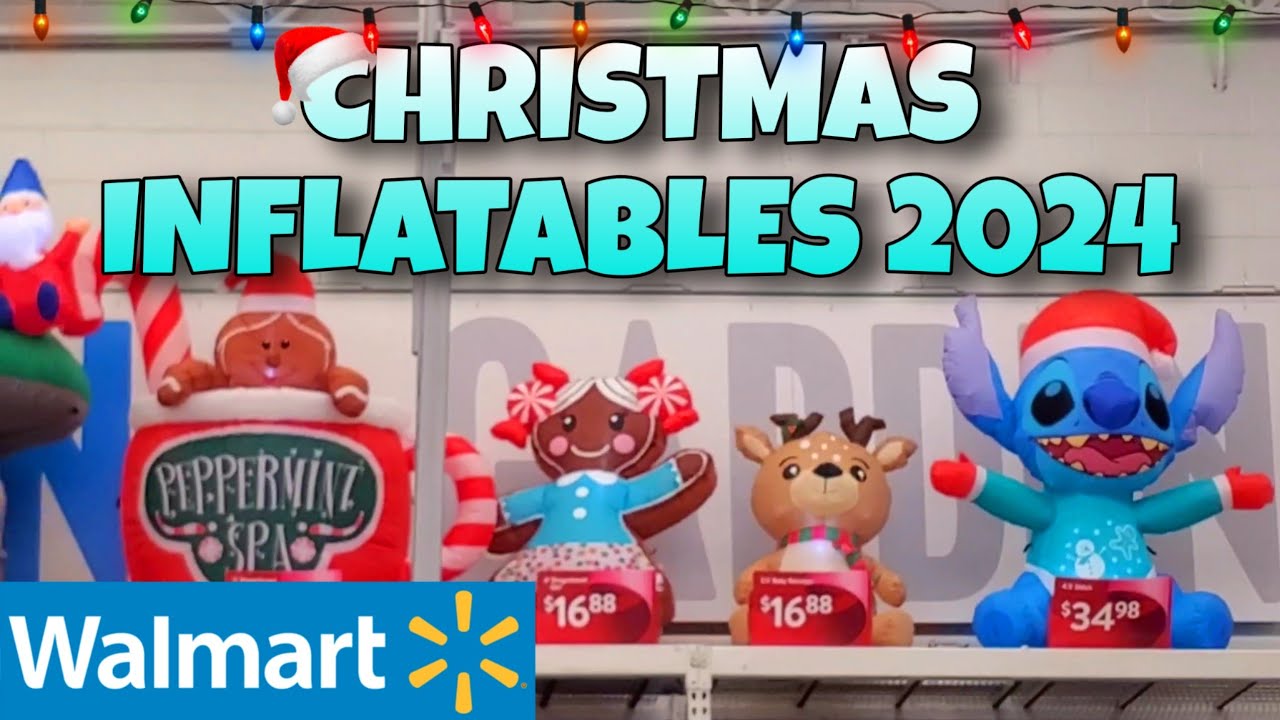 Walmart Christmas inflatables sneak peek 2024 #christmasinflatables ...