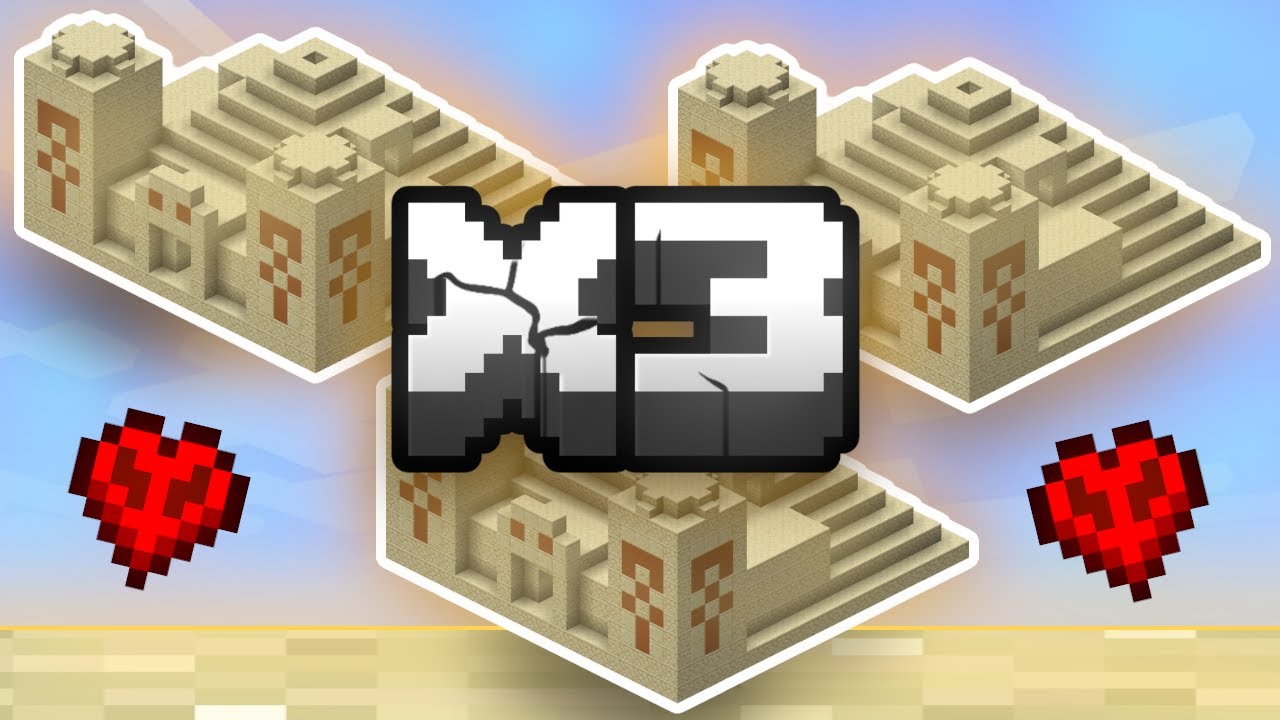 I Found THREE DESERT PYRAMIDS in Minecraft Hardcore... - YouTube