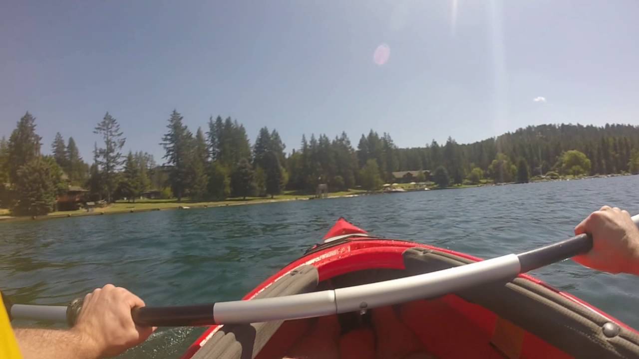 Kayaking Flathead Lake - Kalispell, Montana 8/08/2016 - YouTube