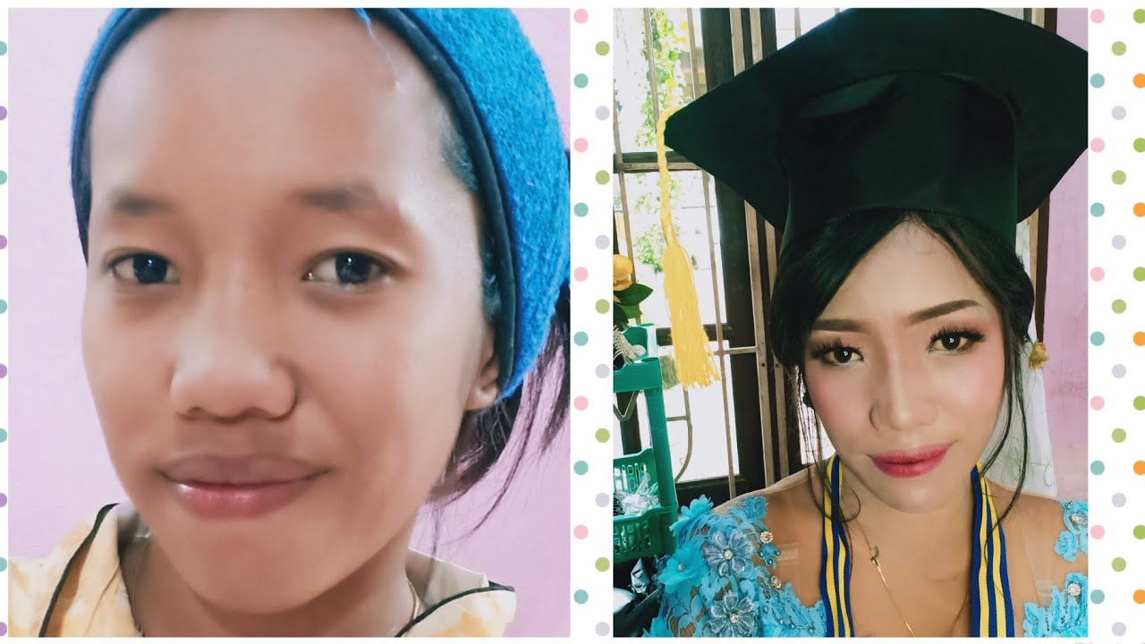 cara make up sanggul untuk wisuda ala ala Korea makeup bunda asih - YouTube