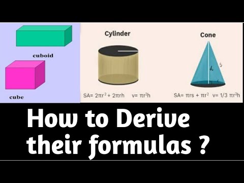 Derivation of Formulas For Surface Area and Volumes of Cube ,Cuboid ...