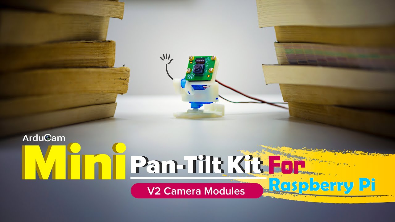 A Mini Pan-Tilt Bracket Kit for Raspberry Pi & Jetson Nano Camera ...
