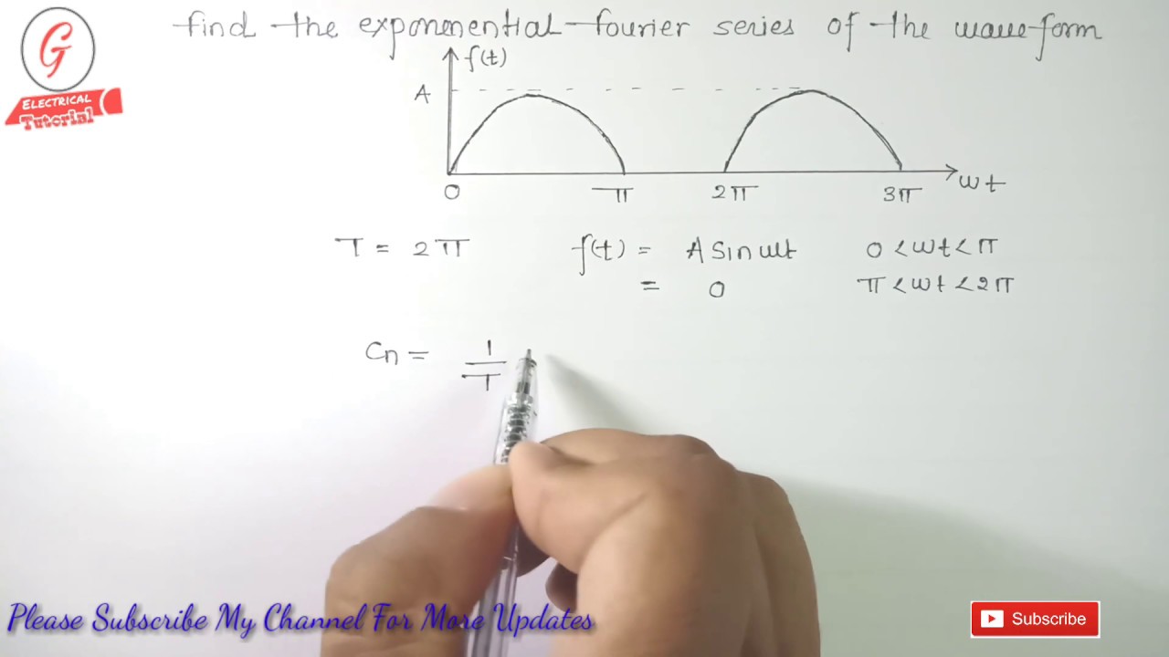 15. SINUSOIDAL WAVEFORM COMPLEX OR EXPONENTIAL SERIES CALCULATION - YouTube