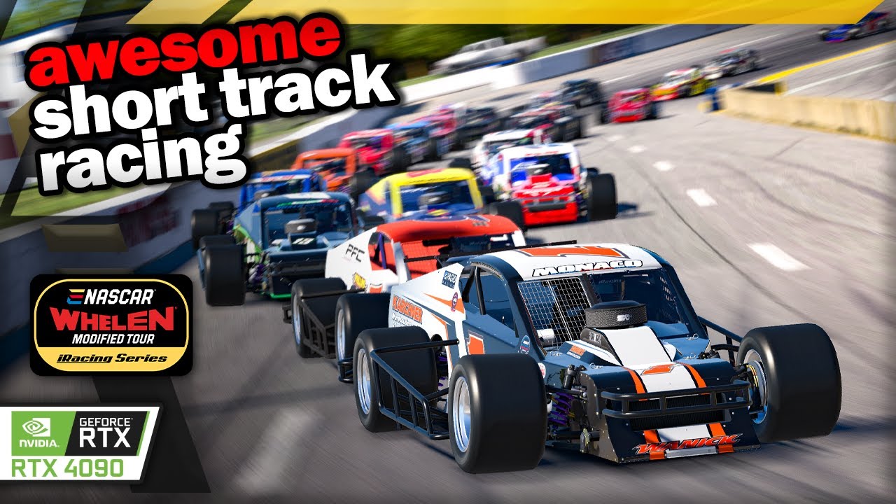 NASCAR Modified Tour - South Boston - iRacing Oval Gameplay - YouTube