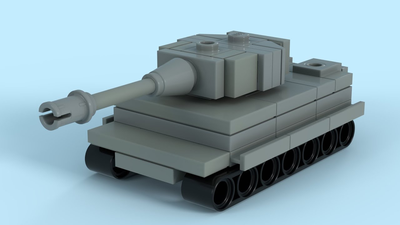 LEGO "Mini Tiger Tank" Tutorial - YouTube