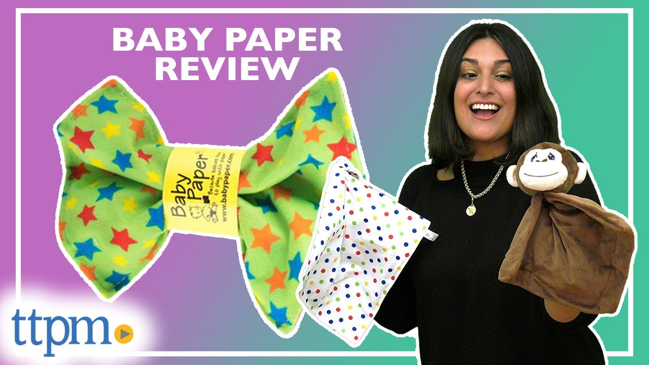 Sensory Crinkle and Plush Toys from Baby Paper Review! - YouTube