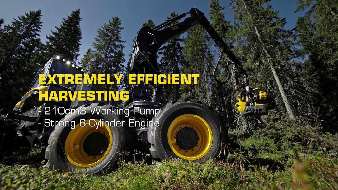 PONSSE Cobra - A Multi-talented machine for many cutting methods - YouTube