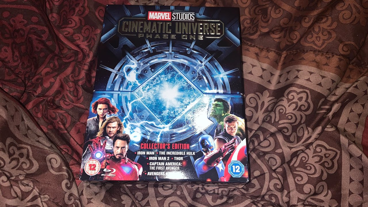 MCU Phase 1 - Blu - Ray box set unboxing - YouTube