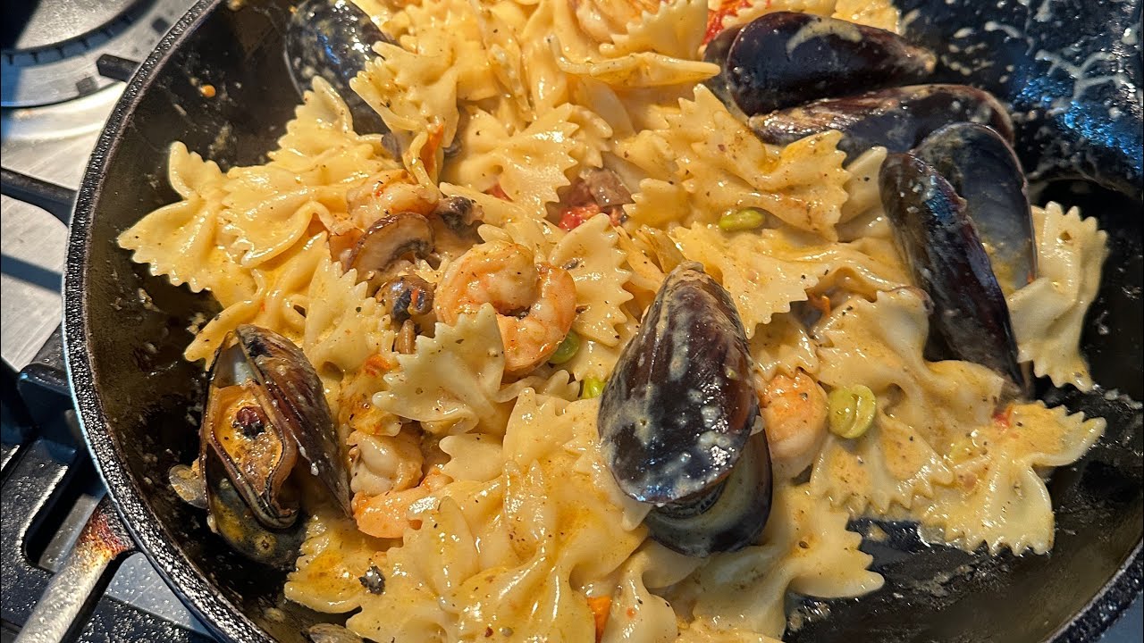 How to cook sea food pasta - YouTube