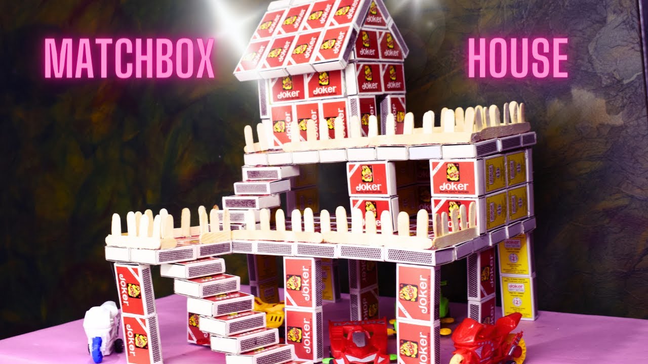 How To Make Beautiful House From Matchbox | Match House For Pets | Best ...