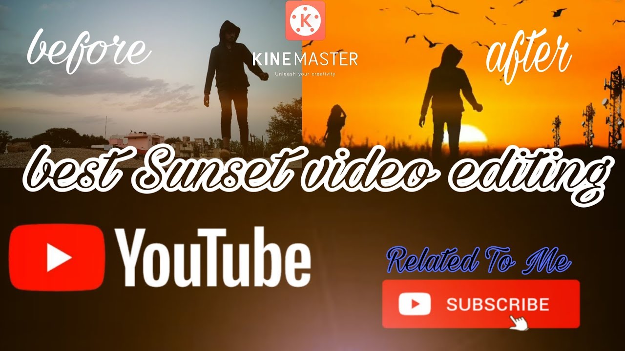 Best Sunset Video Editing Kinemaster | kinemaster editing | sunset sky ...