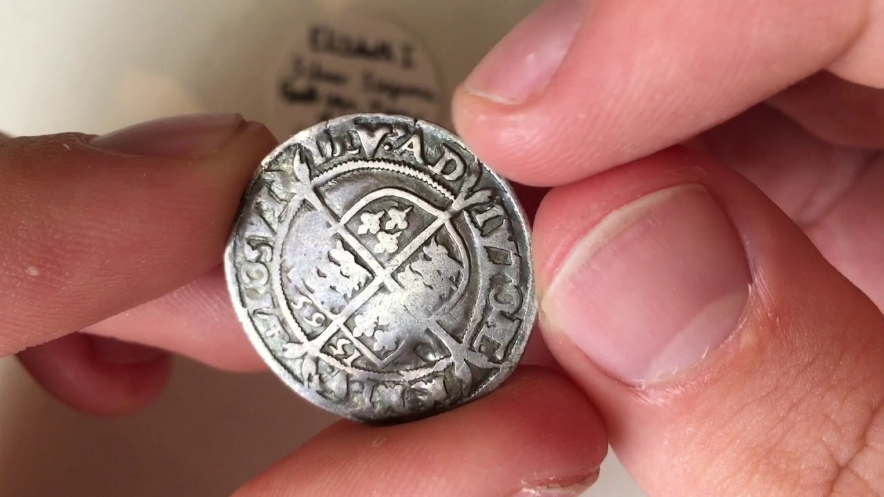 Elizabeth I Sixpence 1569 Silver Hammered Coin - YouTube