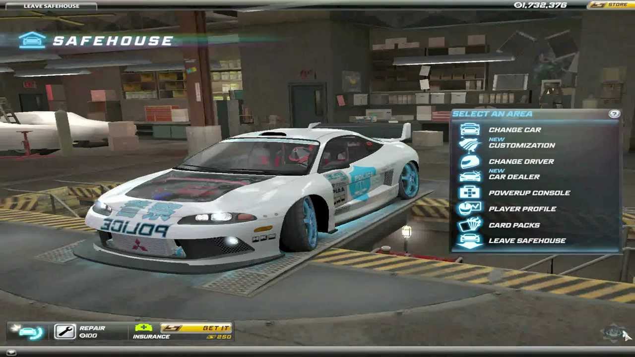 NFS World NEW Eclipse Elite POLICE CAR - YouTube