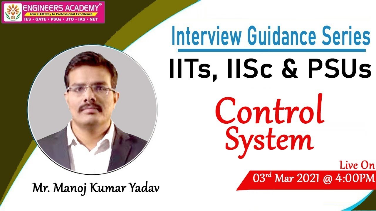 Interview Questions Series for IITs IISC and PSUs | Control System ...