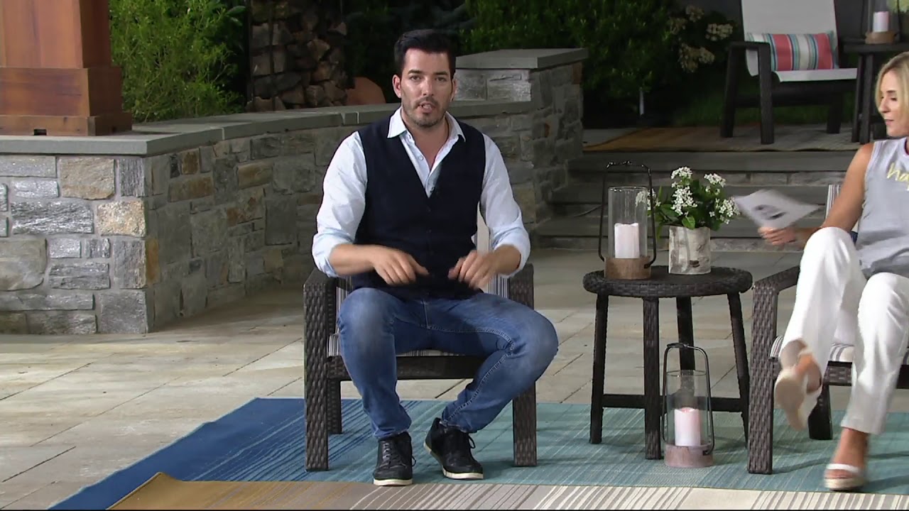 Scott Living Kittery Ombre Indoor/Outdoor Rug on QVC - YouTube