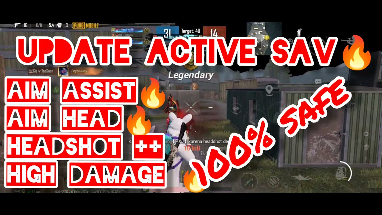 UPDATE ACTIVE SAV AIM ASSIST AIMHEAD🔥headshot ++ - YouTube