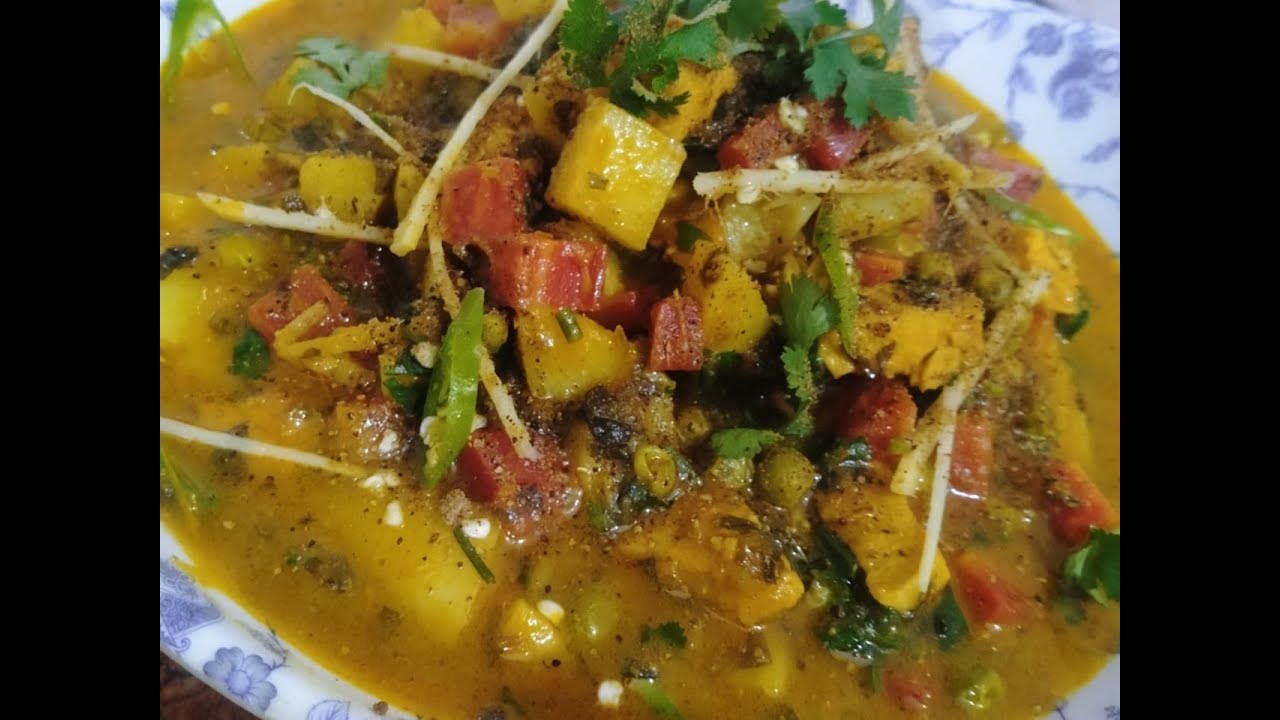 Chicken Sabzi | Mix Vegetables With Chicken | Chef Faisal - YouTube