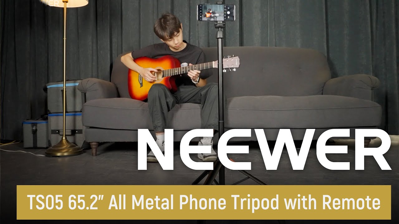 Introducing the NEEWER TS05 65.2" All Metal Phone Tripod with Remote ...