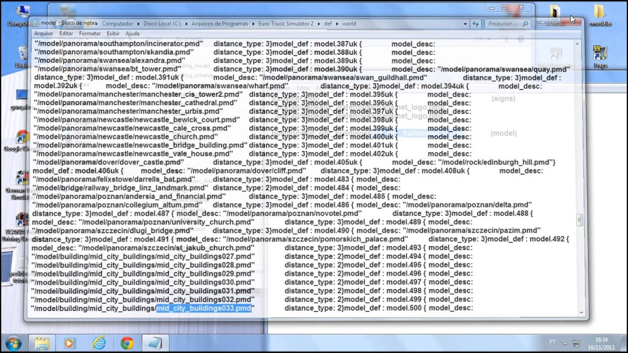 como encontrar e abrir os arquivos PMD, MAT, TOBJ, DDS de um objeto do ...