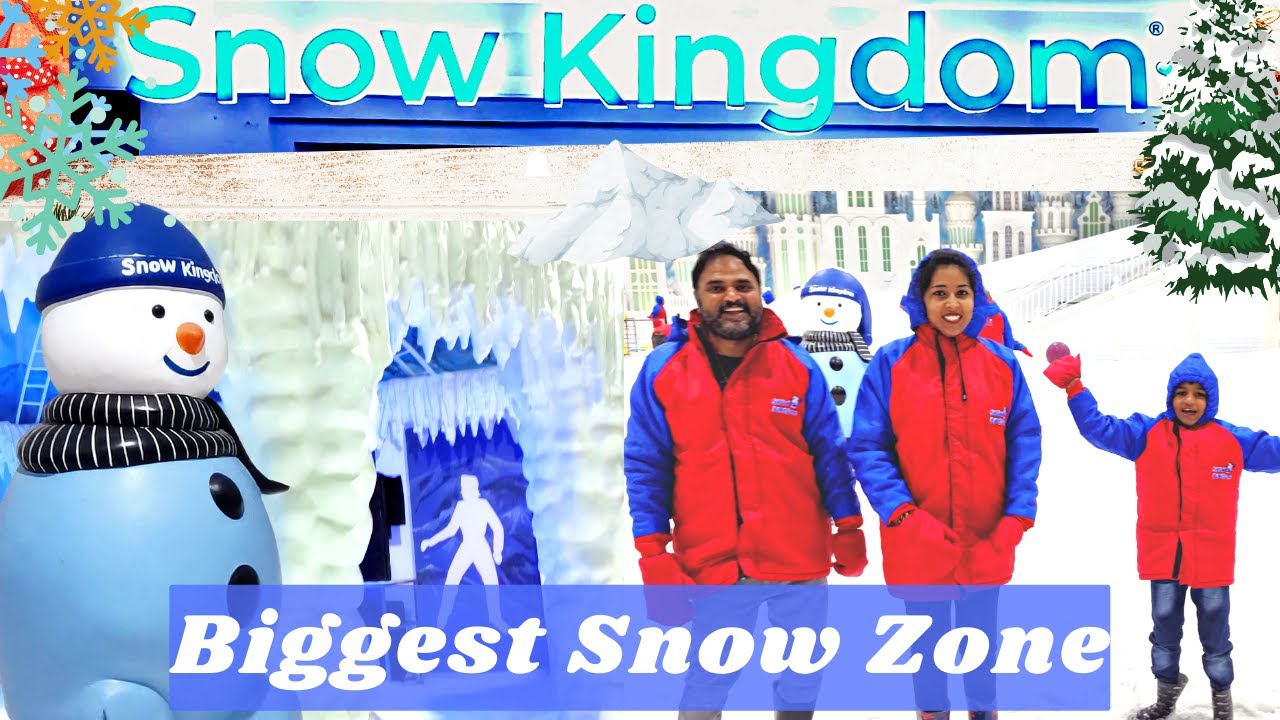 Snow Kingdom Hyderabad | 4K VIDEO | AMB Mall | Snow Trekking | Snow ...