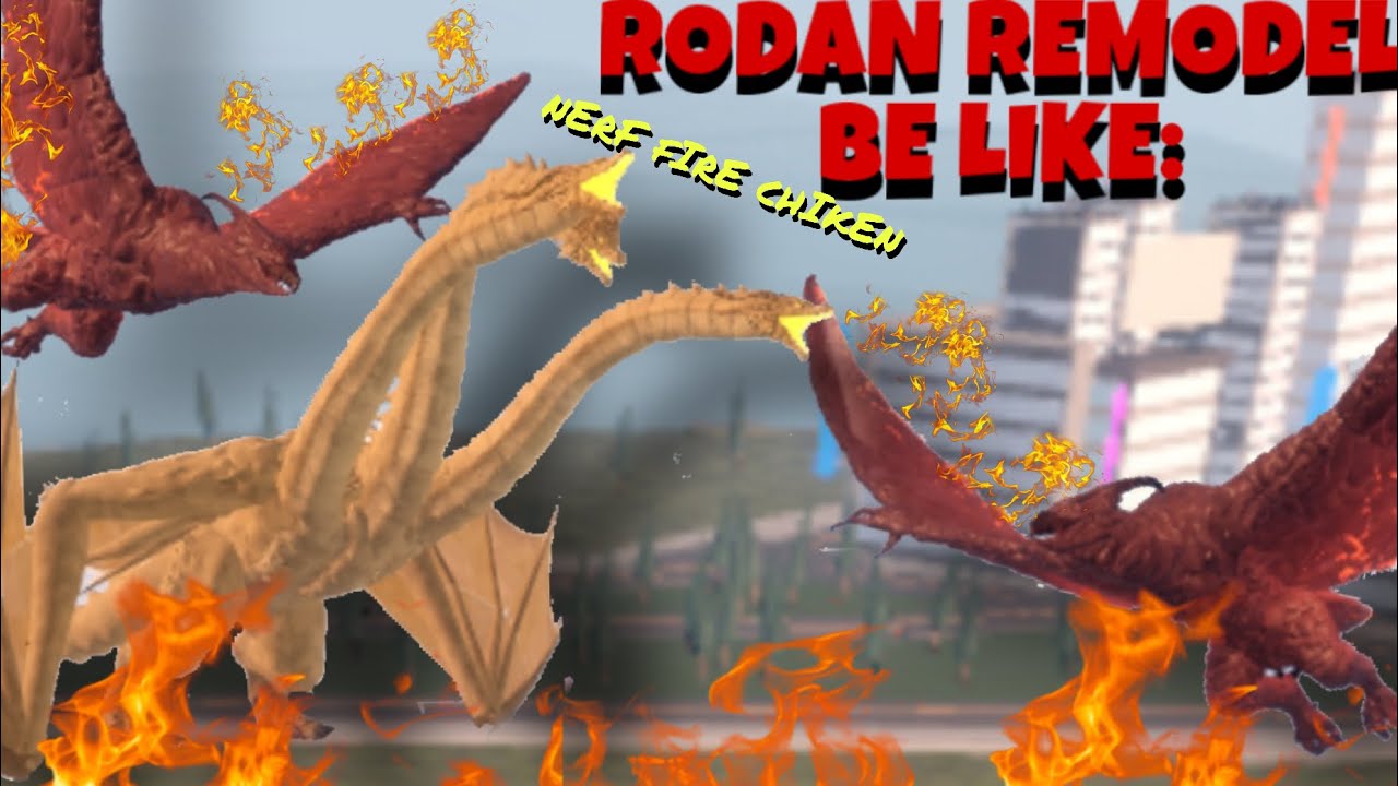 When titanus Rodan remodel was added into kaiju universe | Kaiju ...
