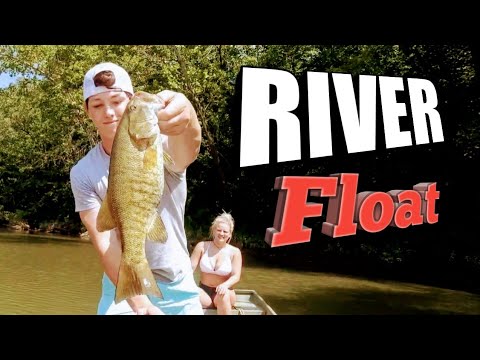 Catching Summer Smallmouth Bass on River Float - YouTube