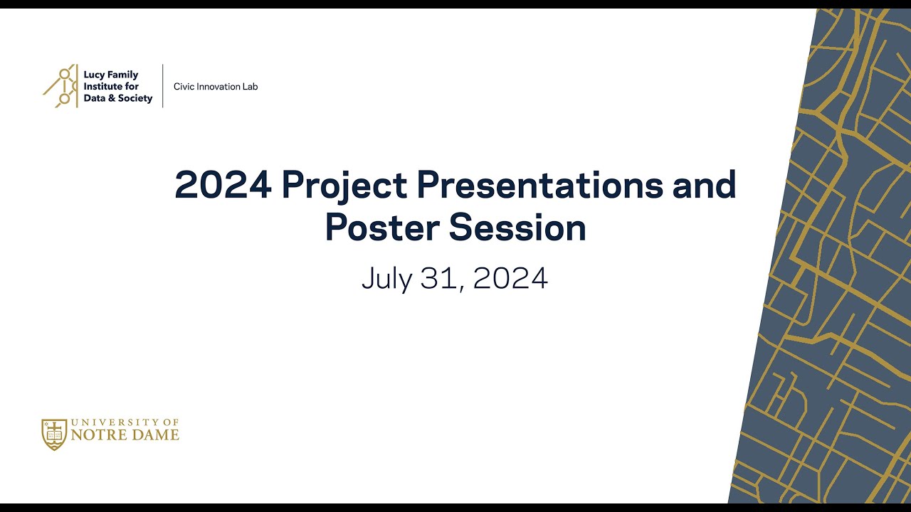 Civic Innovation Lab 2024 Project Presentations - YouTube