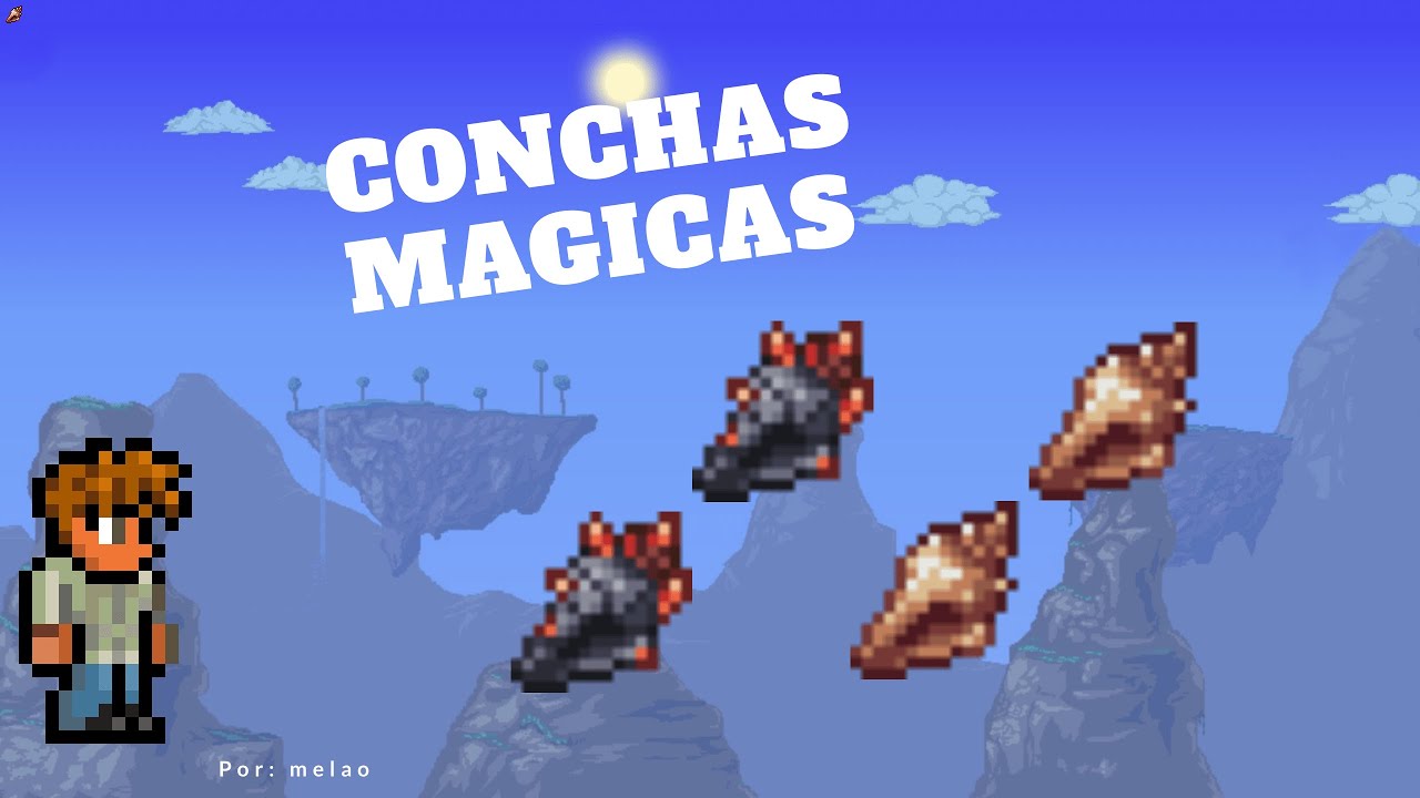 Como conseguir las conchas magicas Terraria 1.4 - YouTube
