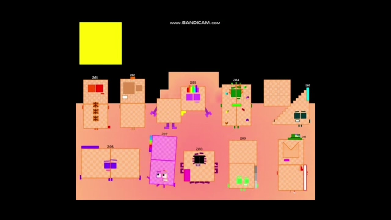 numberblocks band retro 201-210 fanmade - YouTube