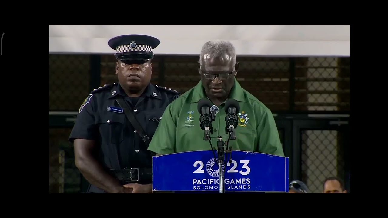 SPEECH BY THE PRIME MINISTER OF SOLOMON ISLANDS Hon. Sogavare, SPG ...