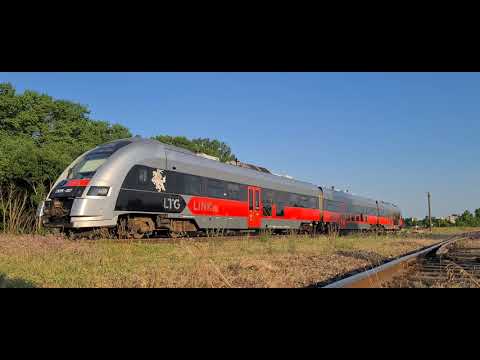 Pesa 730ML- 007 with a passenger train - YouTube