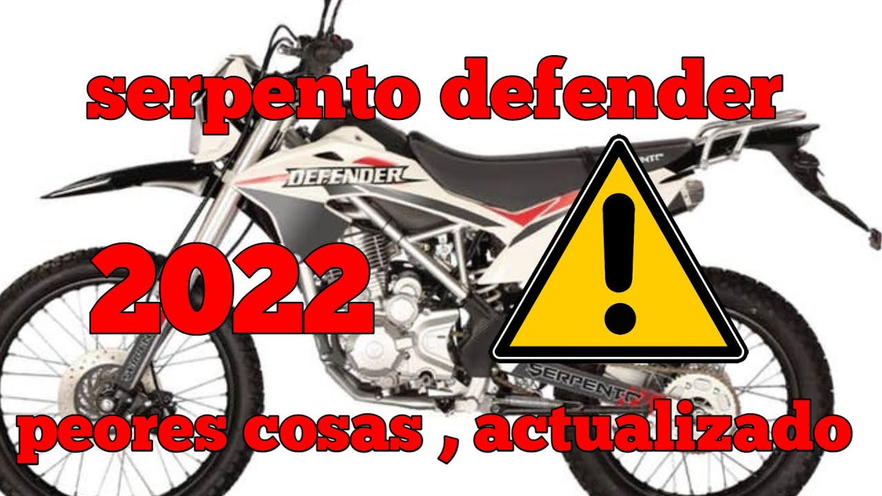Serpento Defender 150cc pequeños fallos 2022 - YouTube