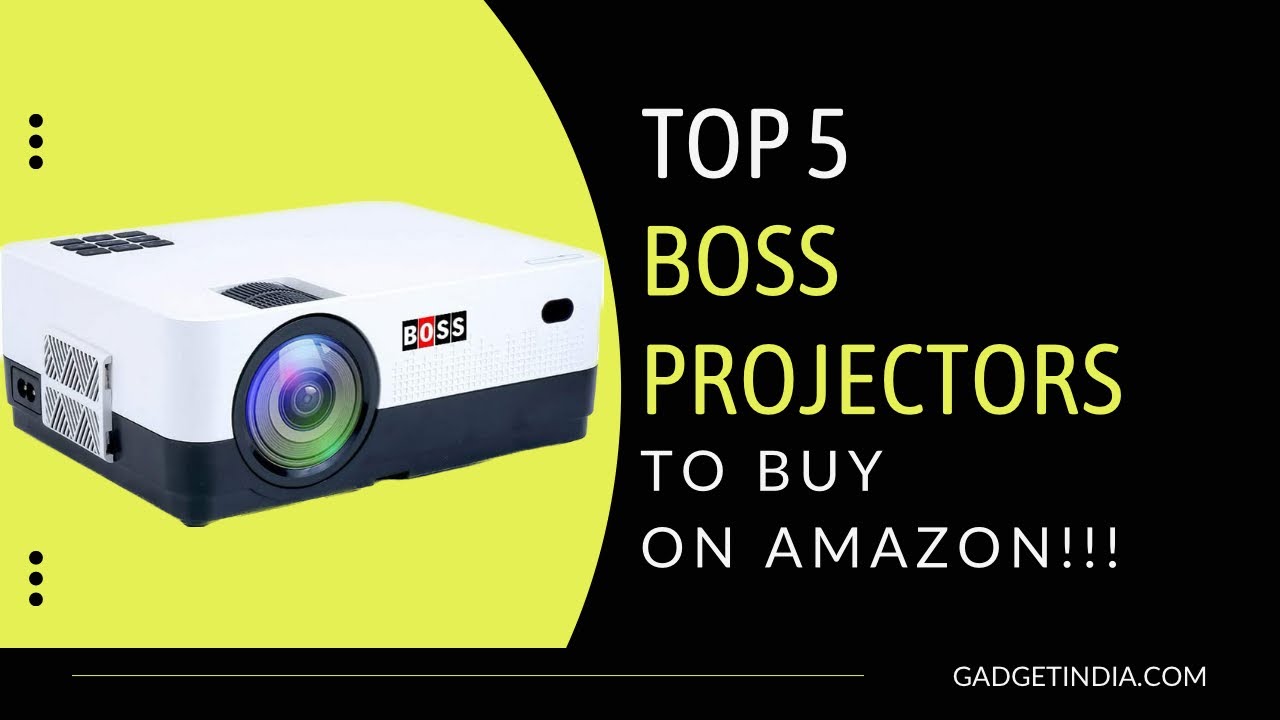 Top 5 Boss Projectors to Buy on Amazon in 2023!!! - YouTube