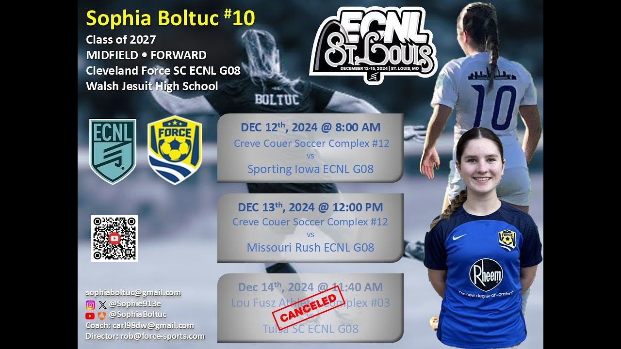 ECNL St Louis 2024 Highlights - YouTube