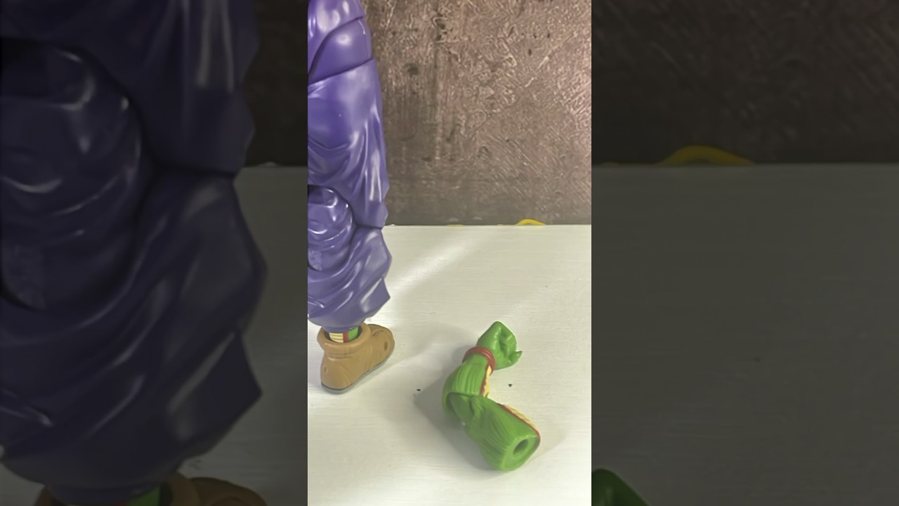 A SCRATCH?!?!?🤨🤨 #anime #dbz #comedy #stopmotion #fyp - YouTube