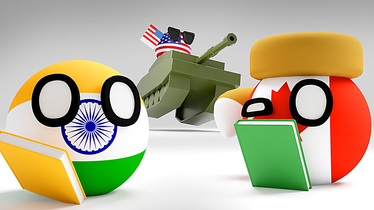 COUNTRIES COMPARE BOOKS | Countryballs Animation - YouTube