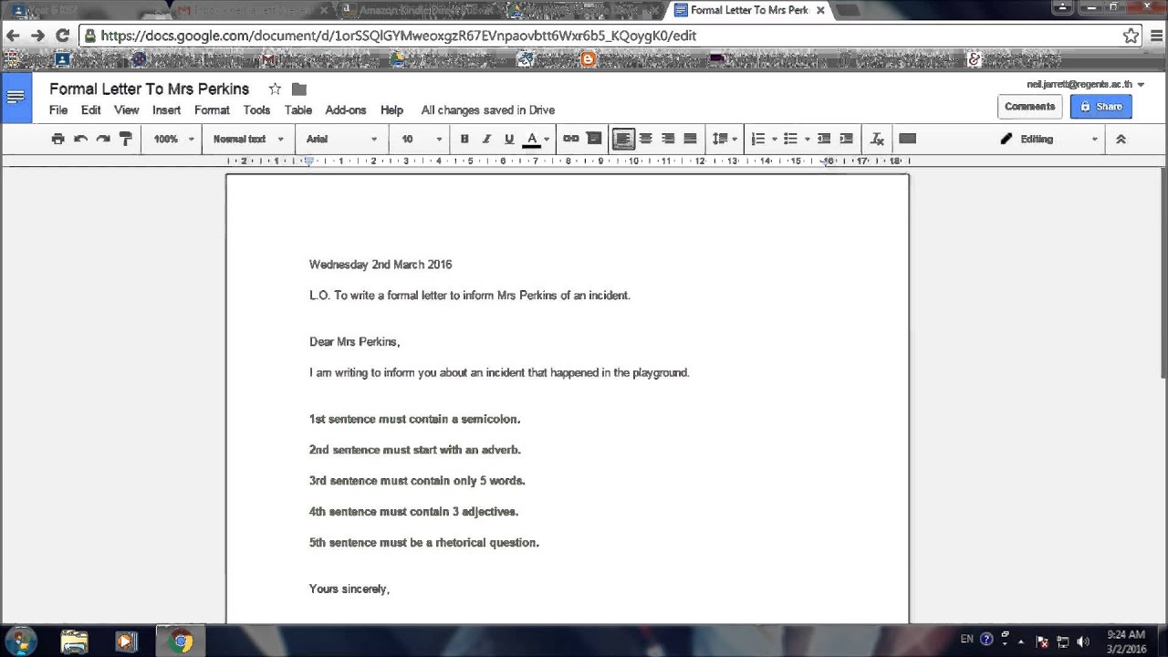 EdTech Tutorial: How to do slow writing using Google Docs. - YouTube