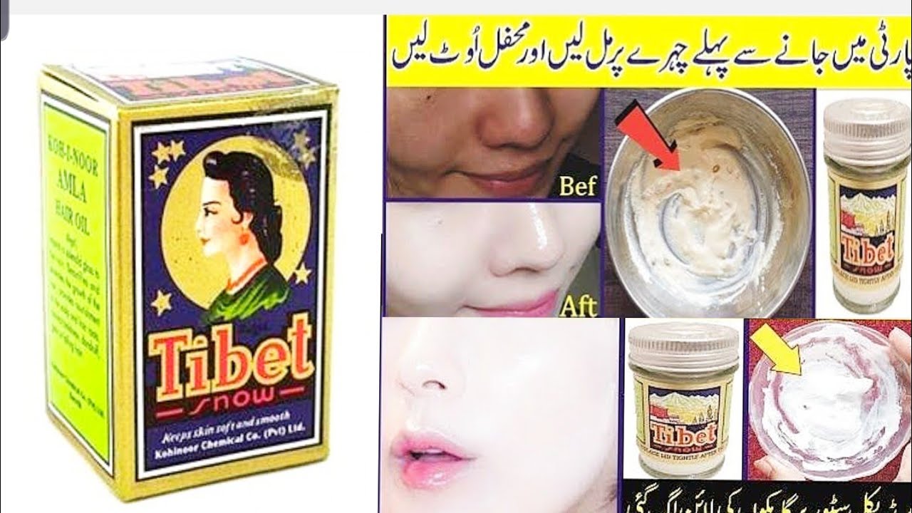 Tibet snow cream formula to get beauty & fairness/Remove dark circles ...