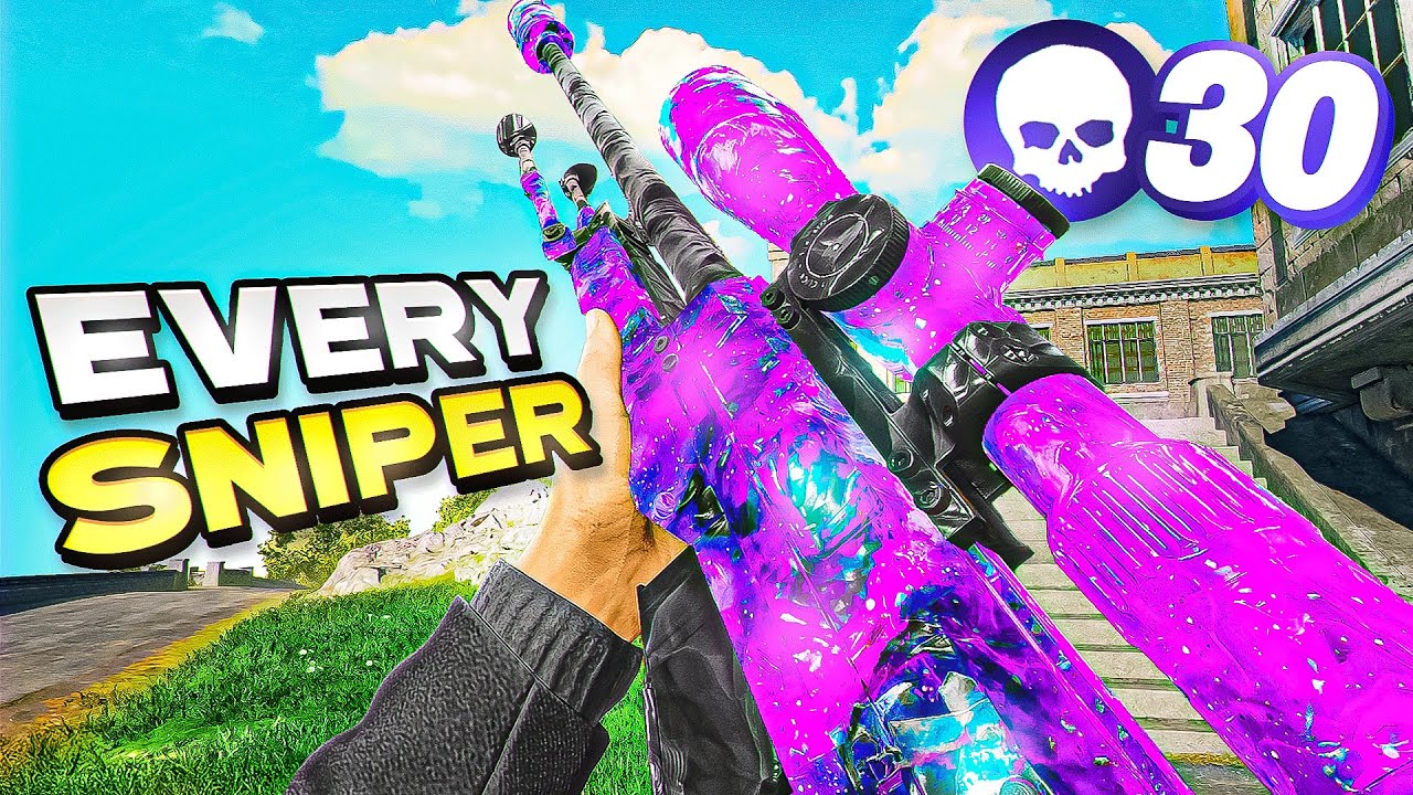 30+ Kills With Every BO6 Sniper in Warzone! - YouTube