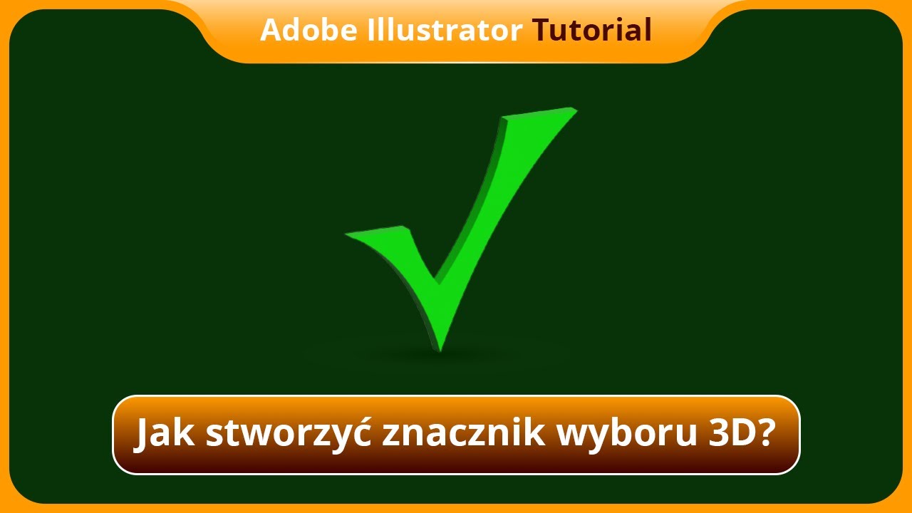 Create 3D Check Mark illustration! / Adobe Illustrator - YouTube
