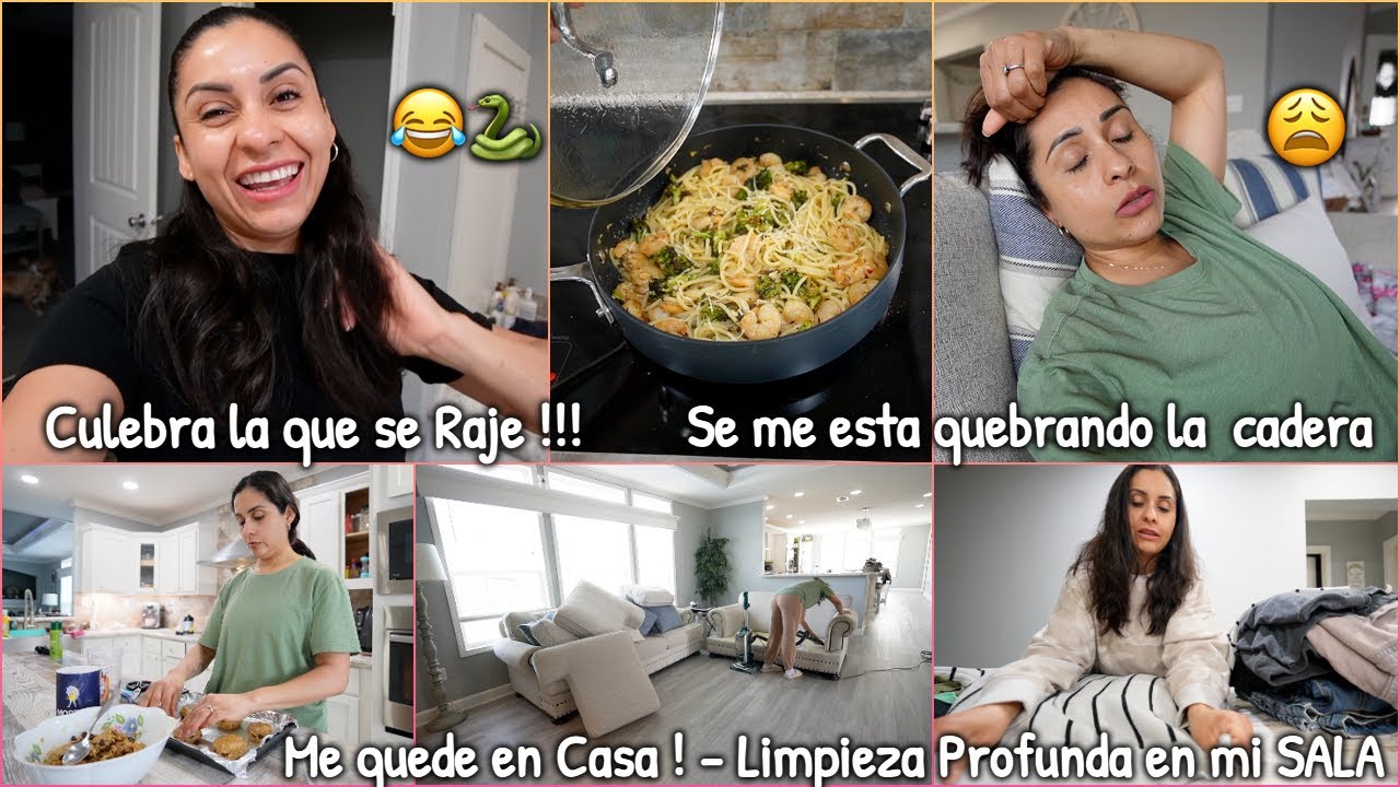 Poniendo mi CASA en Orden🛋️ + Dolor de Cintura😵‍💫+ Cocinando ricas recetas🧑🏽‍🍳-💕IsabelVlogs💕 ...